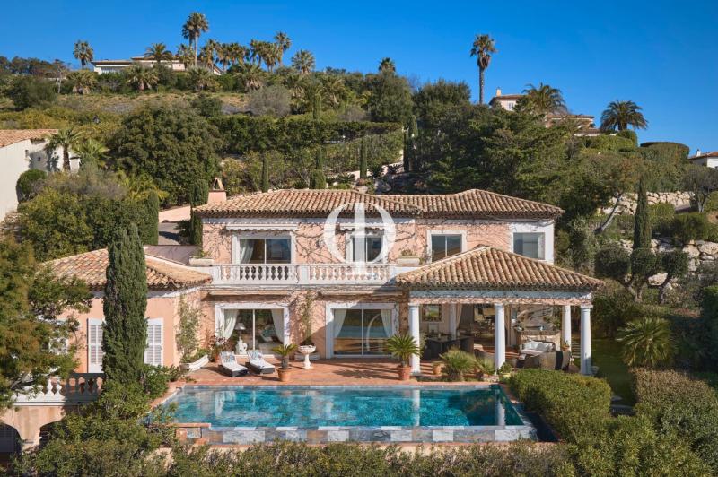 Vente villa Sainte-Maxime - Villa néo-provençale vue panoramique mer et ...